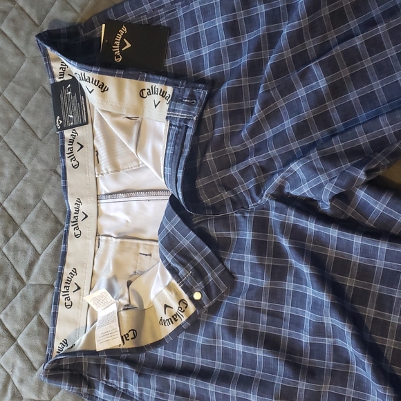 Callaway | Shorts | Nwt Callaway Golf Mens Peacoat Blue Classic Plaid ...